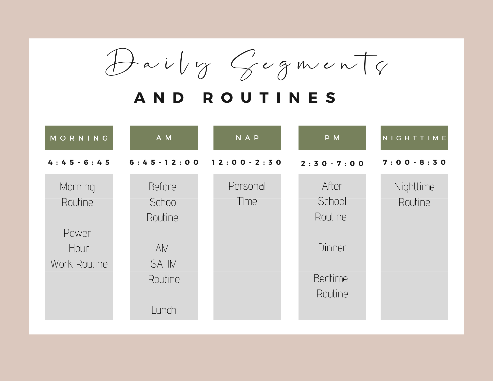 Nighttime Routine vs Bedtime Routine: Why Busy Moms Need Both - chelsijo.co