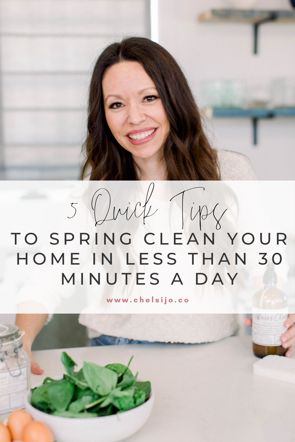 Spring Clean Your Home In Less Than 30 Minutes A Day - chelsijo.co