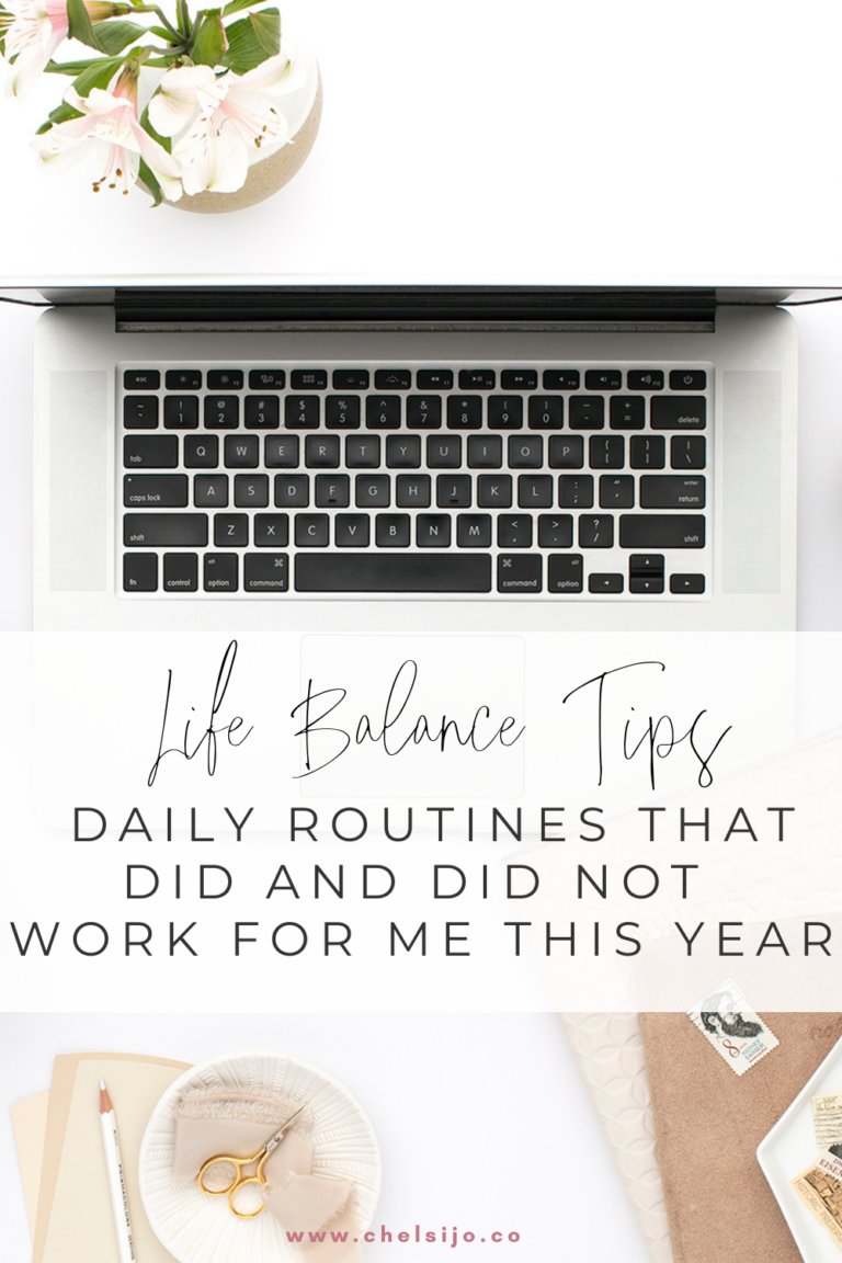 Life Balance Tips: Daily Routines That Did and Didn't Work For Me ...