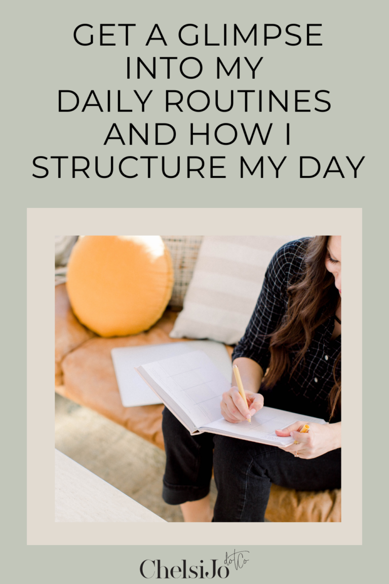 My Daily Routines- Get a Glimpse Into a Typical Day