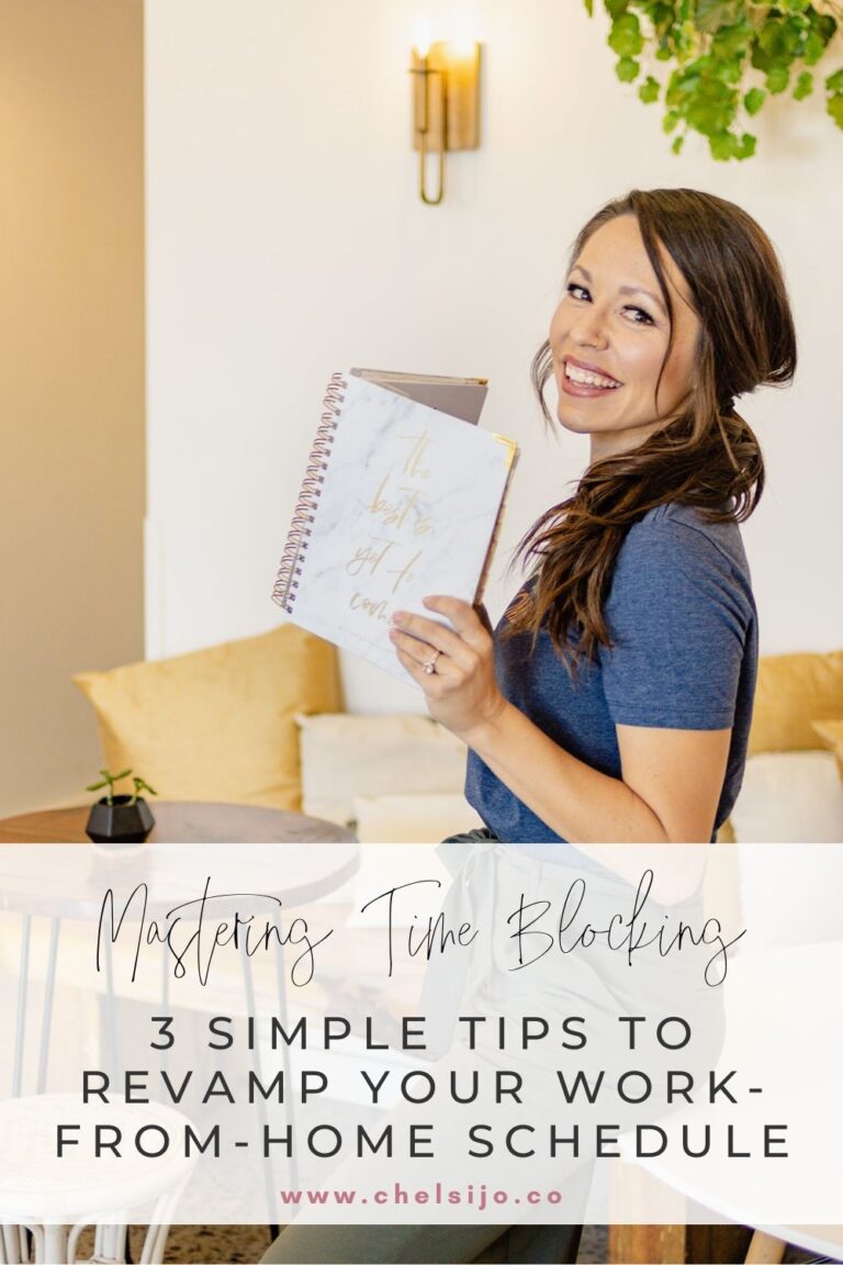 Time Blocking Tips | 3 Simple Tips To Revamp Your WFH Schedule