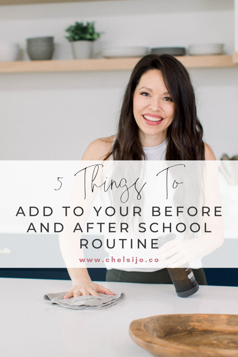 5 Routines for Before and After School - chelsijo.co - Productivity