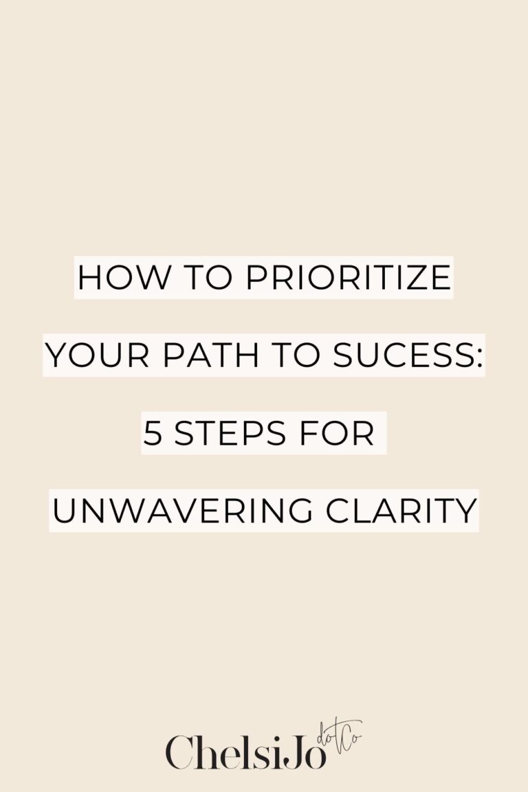 Finding Clarity and Purpose in Your Life: 5 Steps for Success