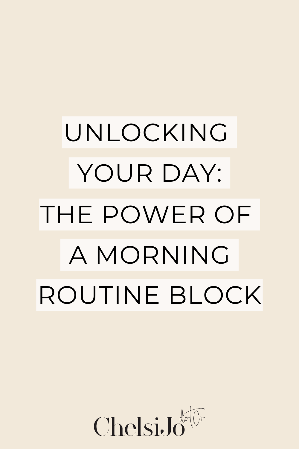 Morning Routine Block: A Practical Guide to Unlocking the Balance