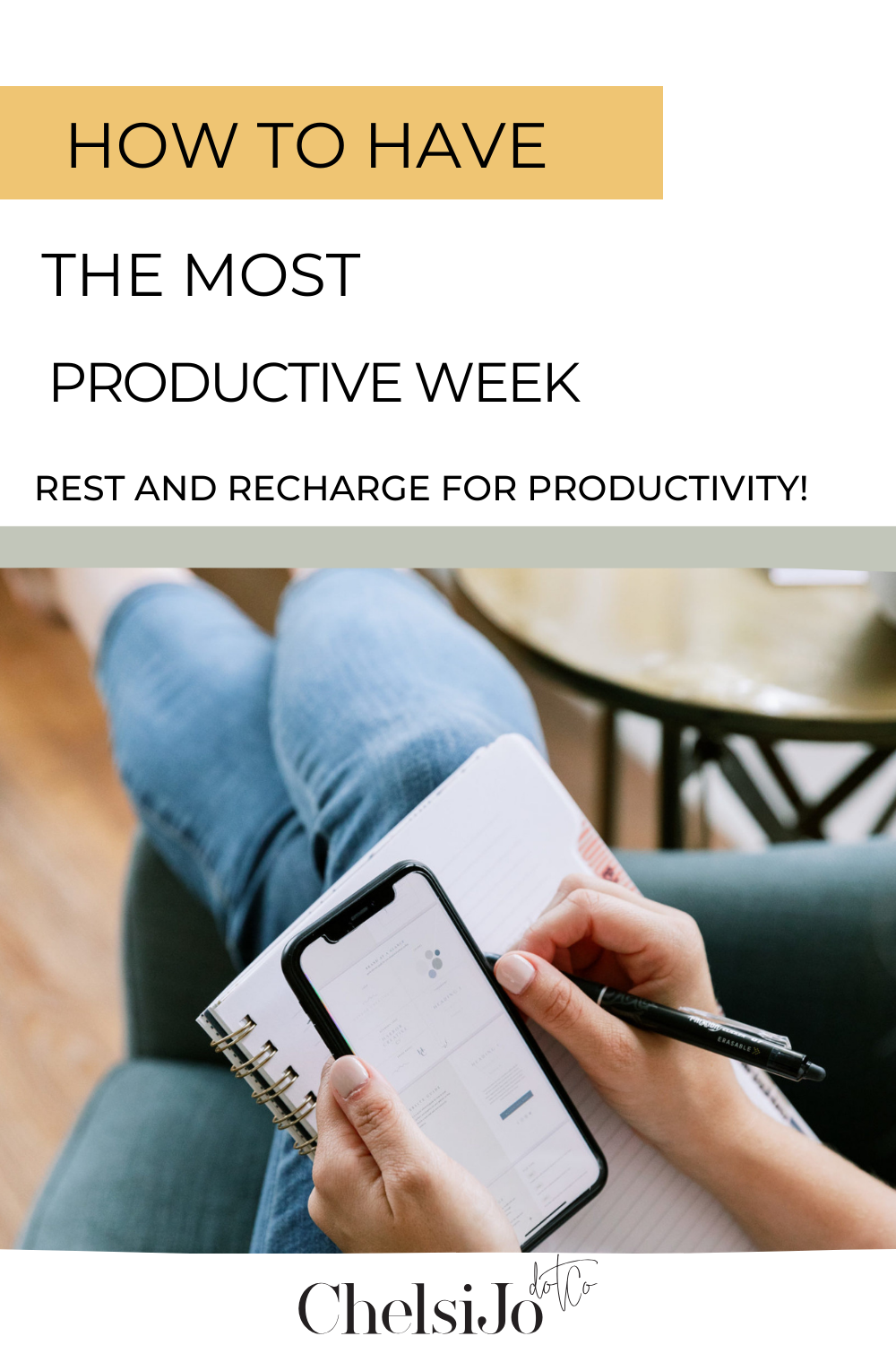 Top 5 Things I Reset And Recharge For The Most Productive Week ...