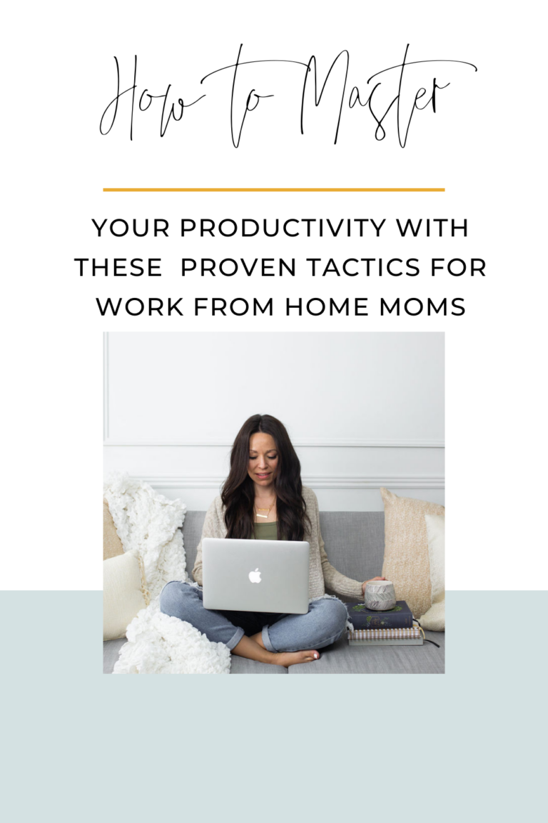 3 Efficient Strategies for Work From Home Moms