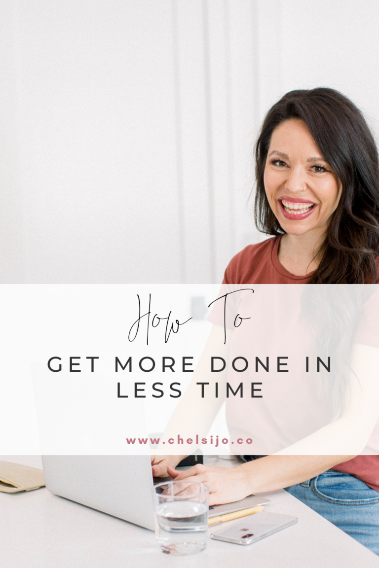 Get More Done In Less Time In Your Work Blocks - chelsijo.co