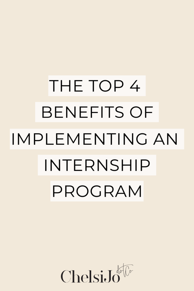 4 Reasons To Start An Internship Program In Your Business