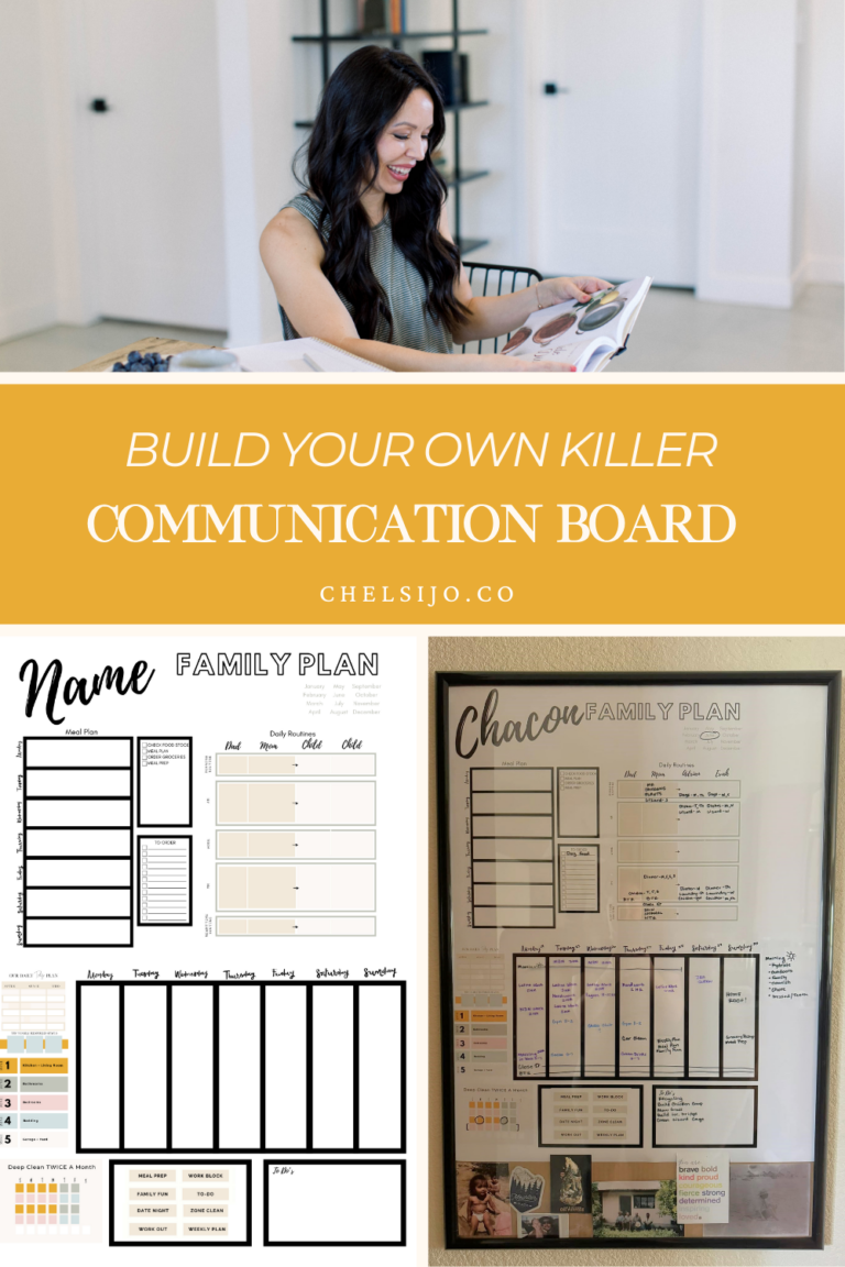 How To Build A Killer Communication Board For Your Family - chelsijo.co