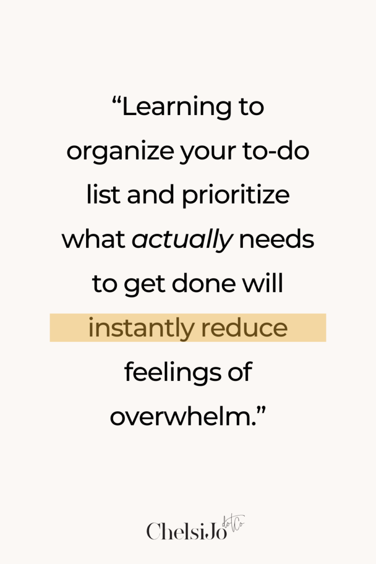 How to Organize Your To-Do List and Get Everything Done
