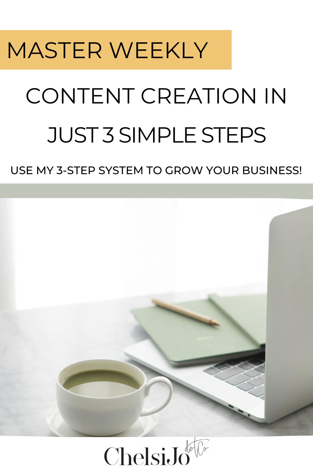 Content Creation: My Simple 3-Step System for Your Workflow