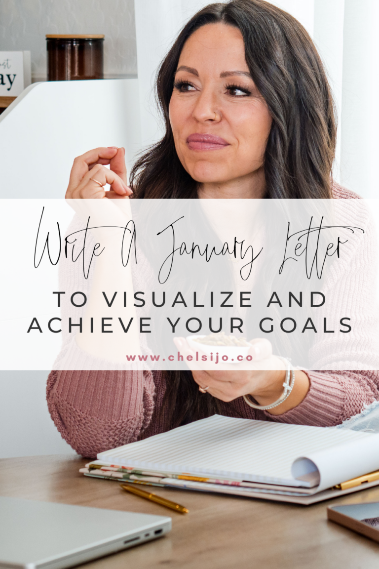 Write a January Letter to Visualize Your Goals - chelsijo.co