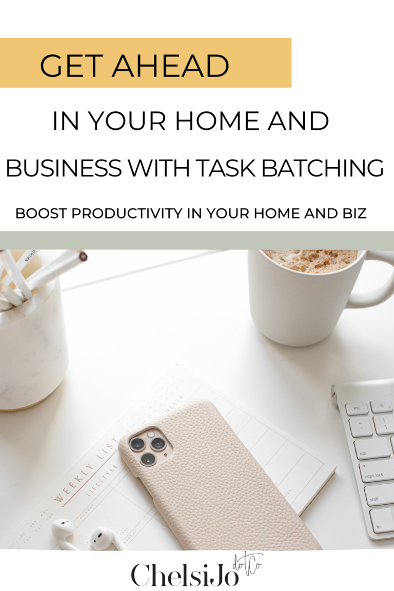 Task Batching to Get Ahead in Your Business