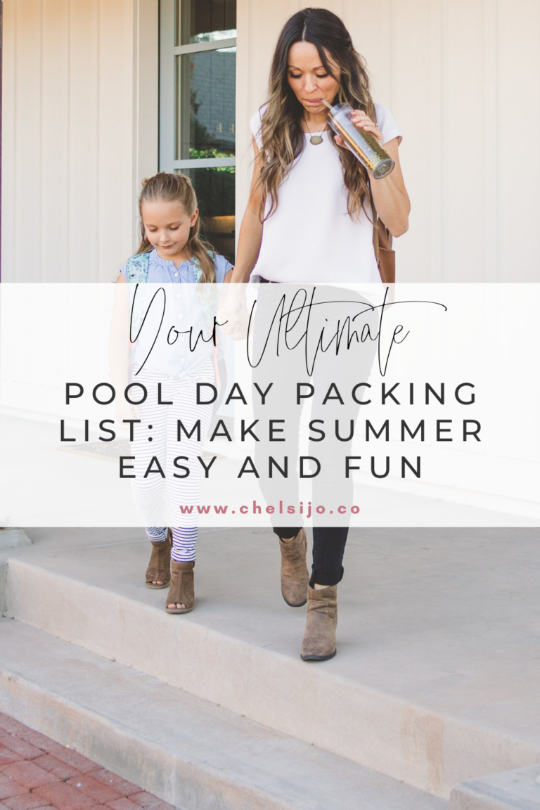 Your Ultimate Pool Day Packing List: Make Summer Easy and Fun - chelsijo.co